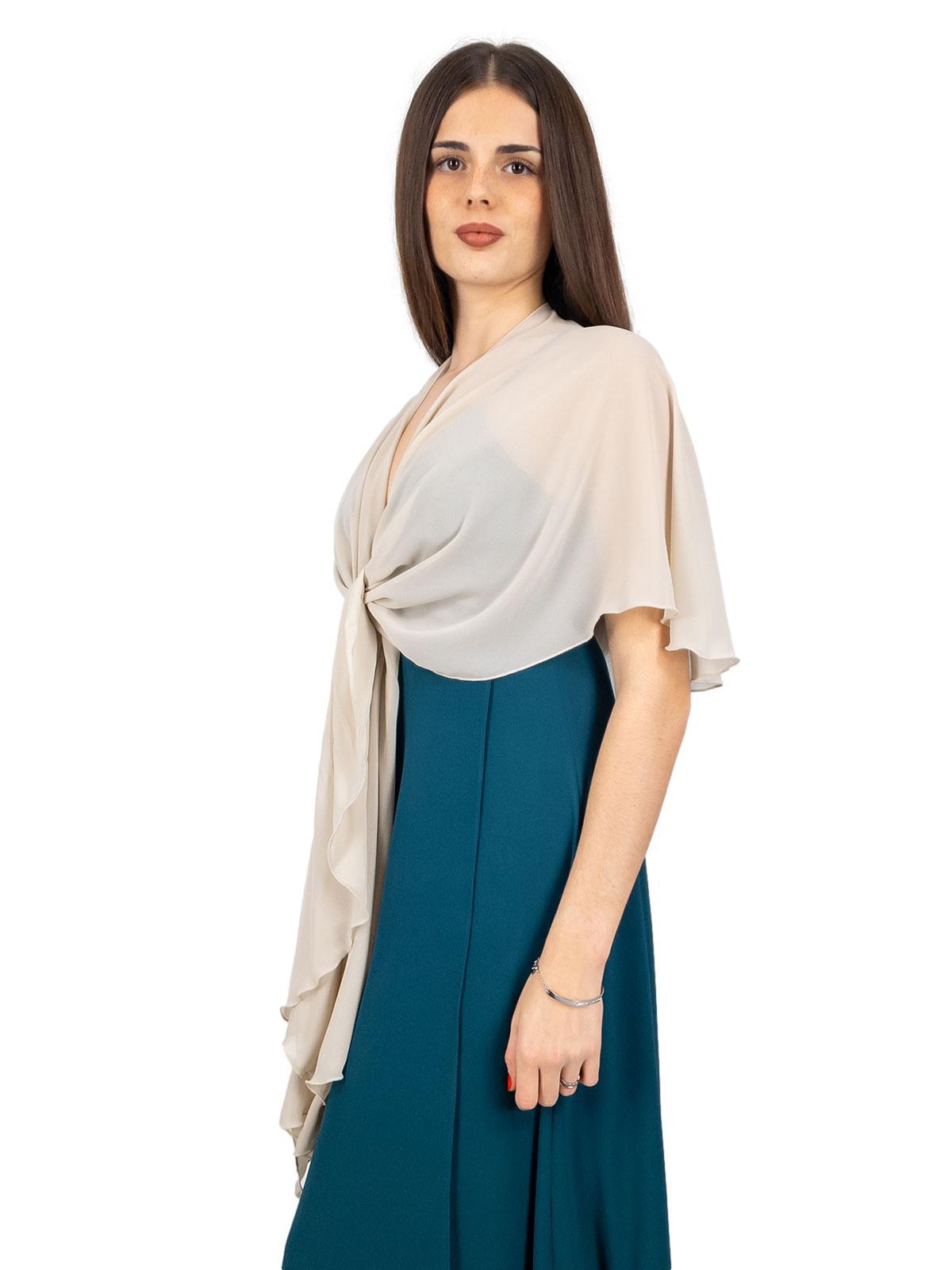 Stola Cerimonia A Scialle Elegante In Georgette